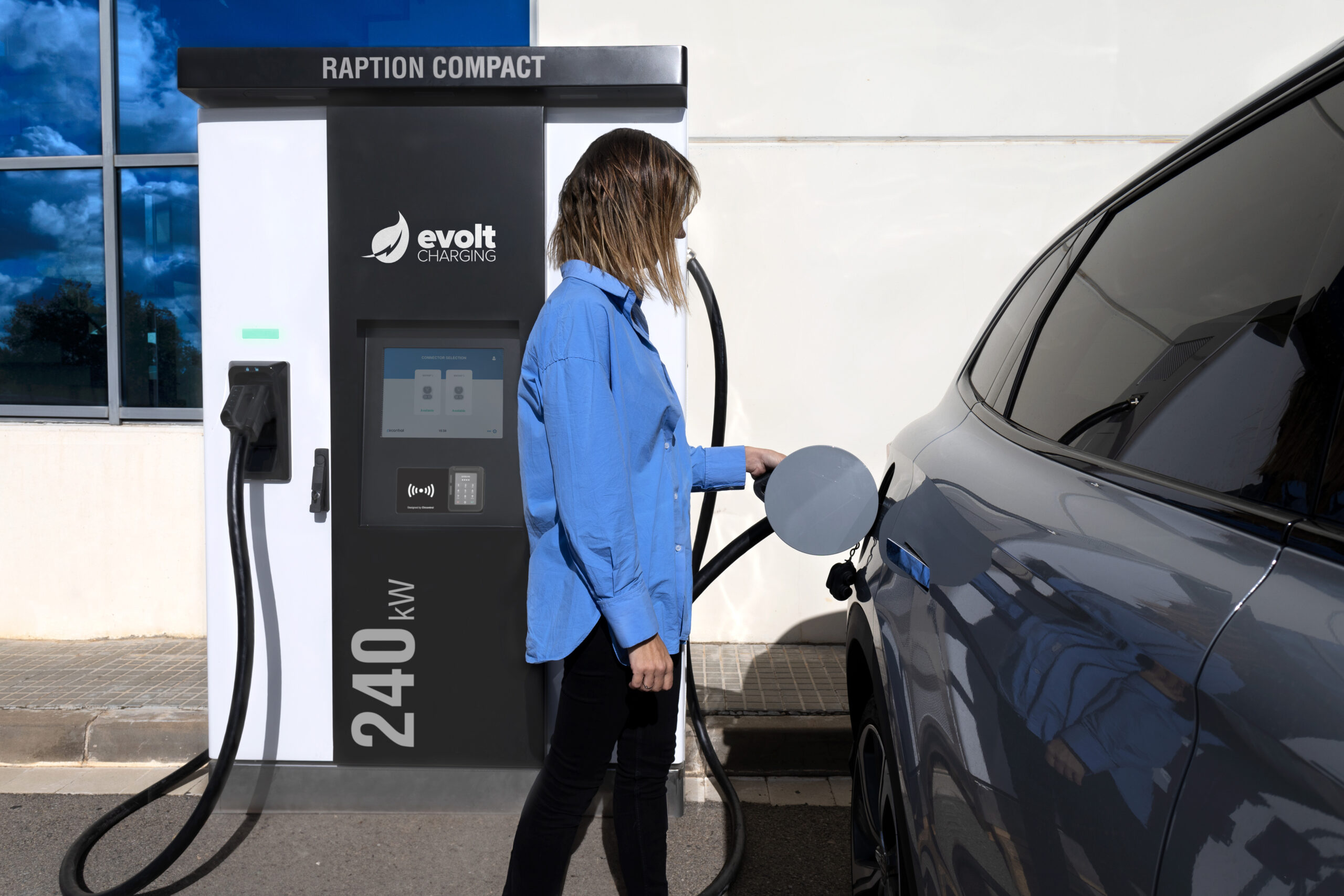 The Raption 240 DC Charger | EV Charger | Evolt Charging